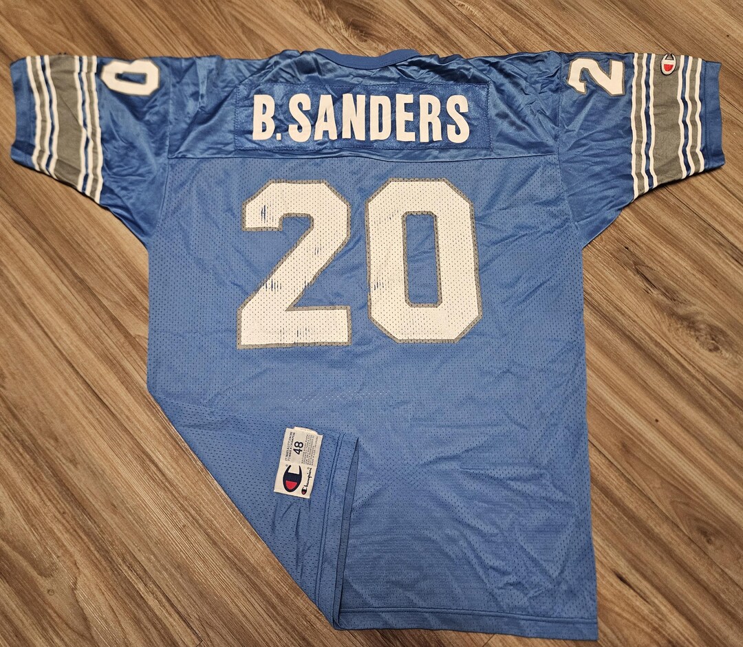 90s Detroit Lions Jersey,90s Lions Jersey, Detroit Lions Barry Sanders ...