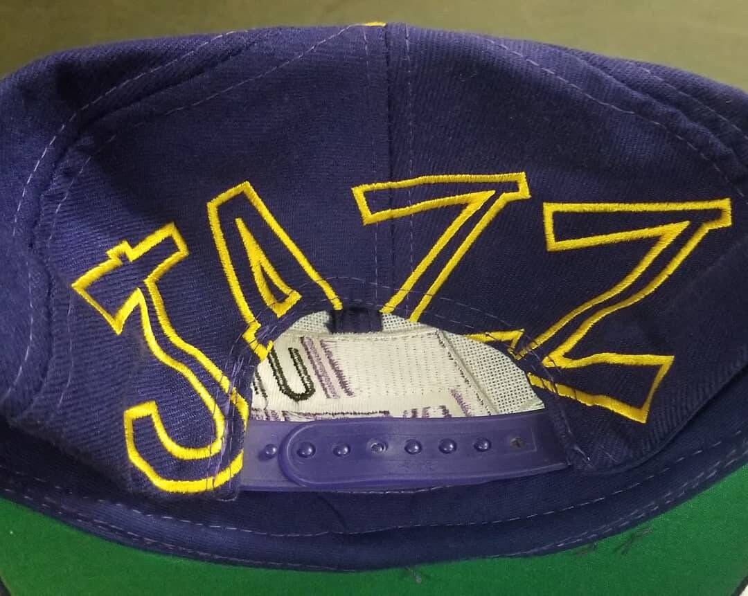 New 90s vintage Utah Jazz hat Utah jazz snapback hat big logo | Etsy