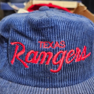 1980s Texas Rangers Sports Specialties Hat, Texas Rangers Corduroy Hat ...