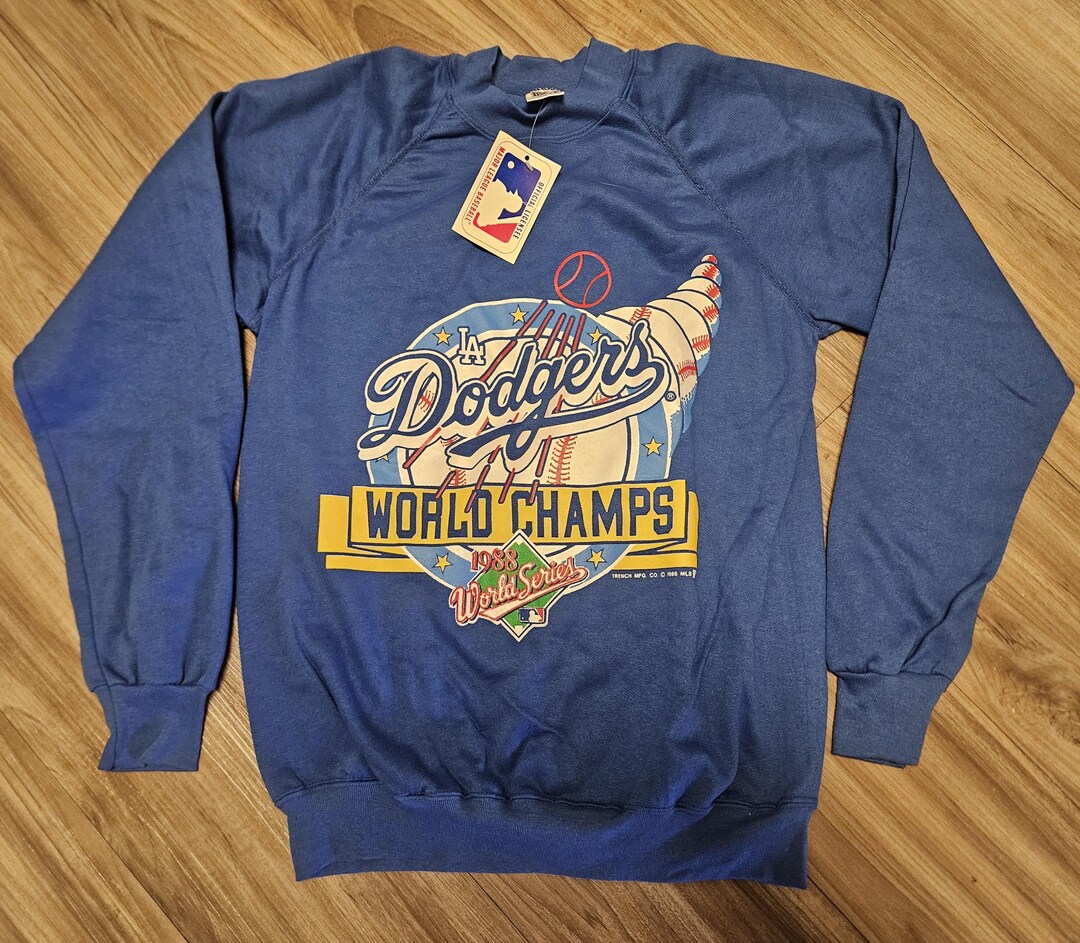 1988 Medium LA Dodgers World Series Sweatshirt,la Dodgers Sweatshirt ...