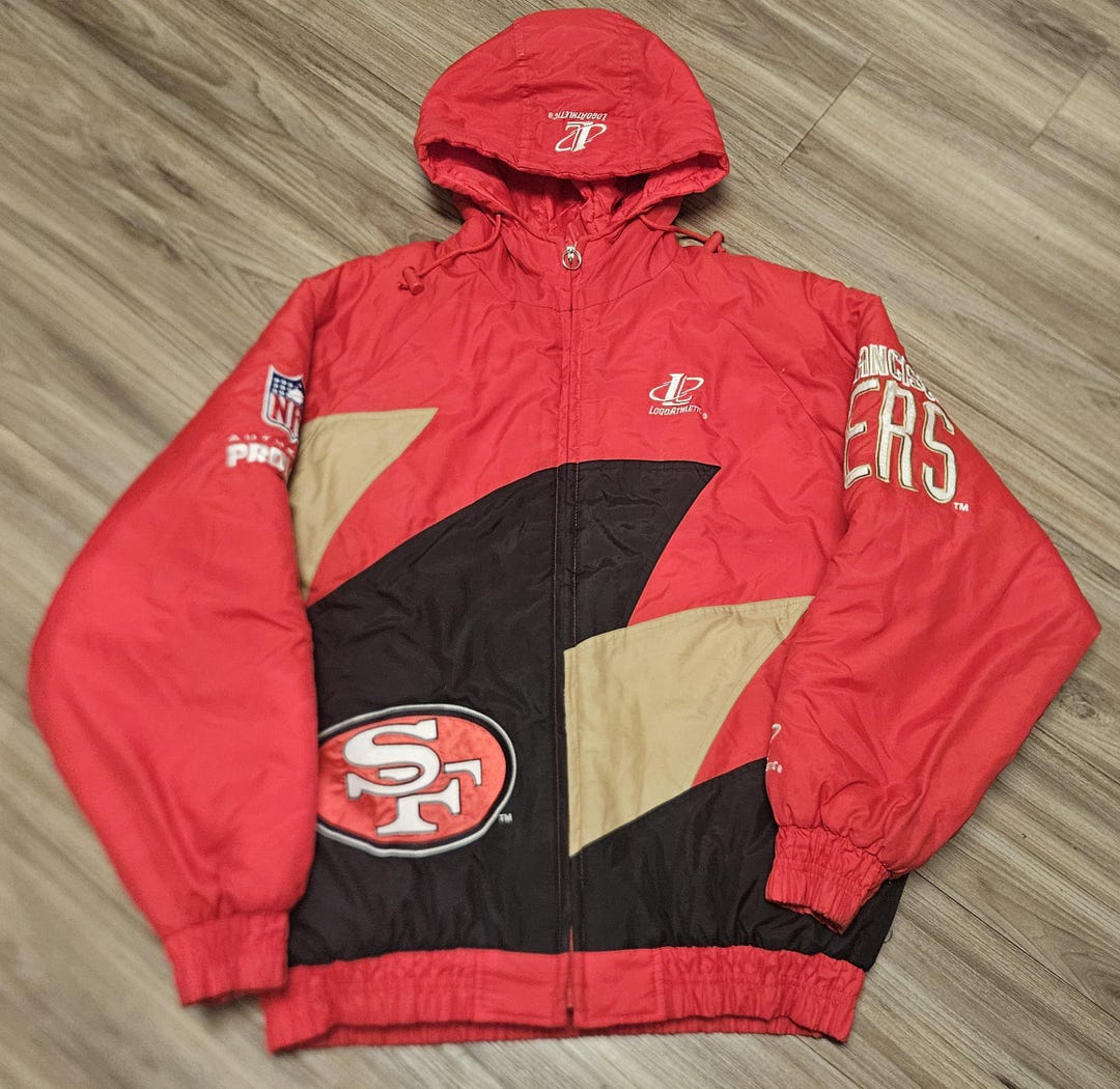 1994 XL 49ers Logo Athletic Jacket,49era Jacket,1994 49ers Jacket,49ers ...