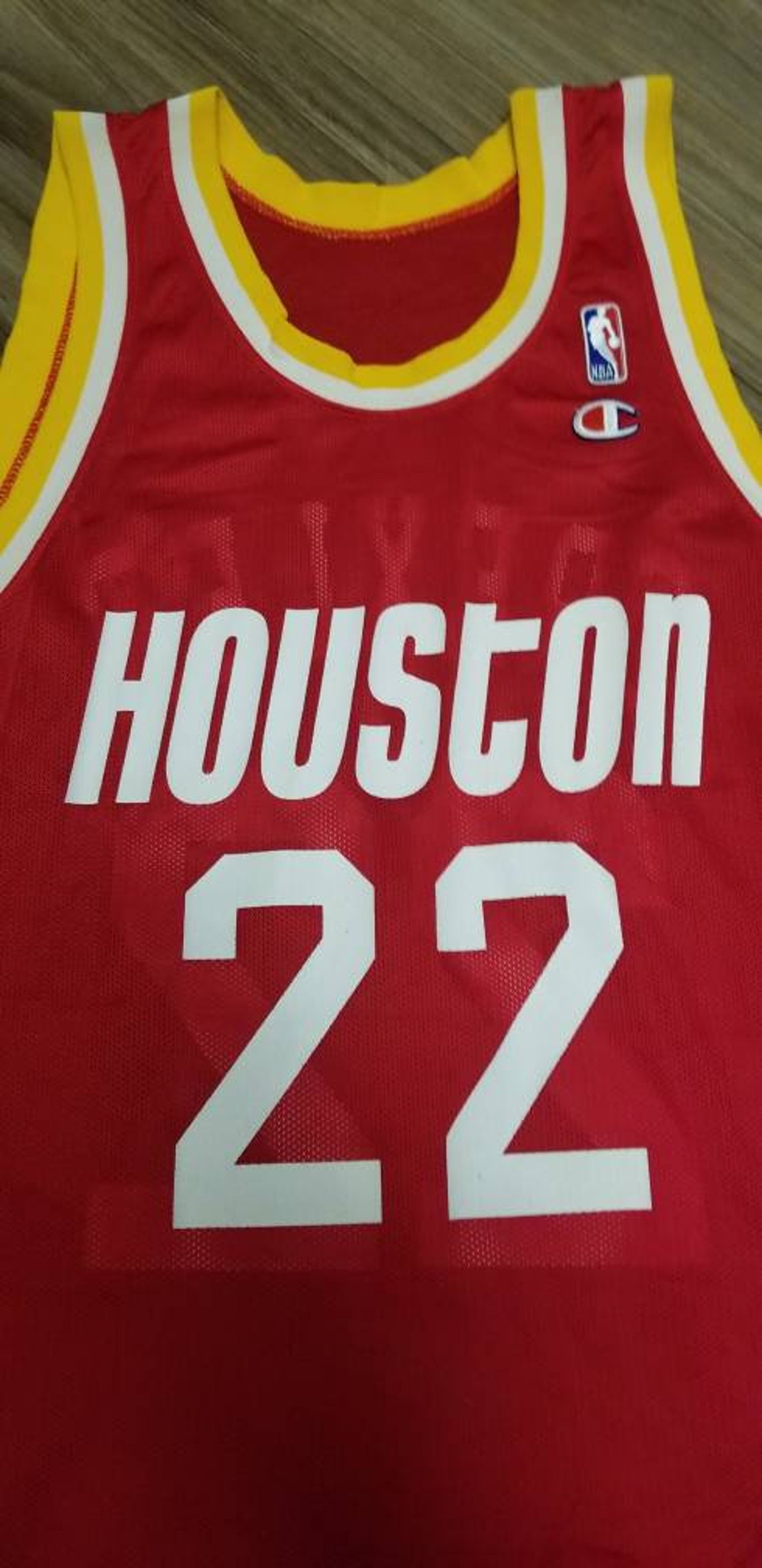 New 1990-1995 Clyde Drexler Houston Rockets jersey Vintage | Etsy