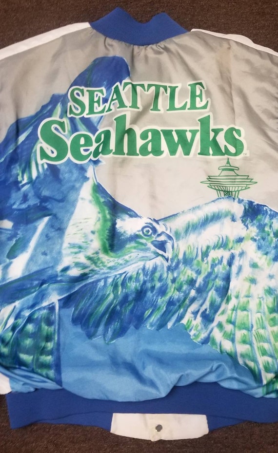 90s XL Seattle Seahawks jacket,90s Seahawks jacket,vi… - Gem