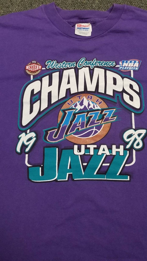 Vintage XL 1998 Utah Jazz Shirt 90s Utah Jazz Shirt, Jazz Vintage XL 1998 Utah Jazz Shirt 90s Utah Jazz Shirt, Jazz