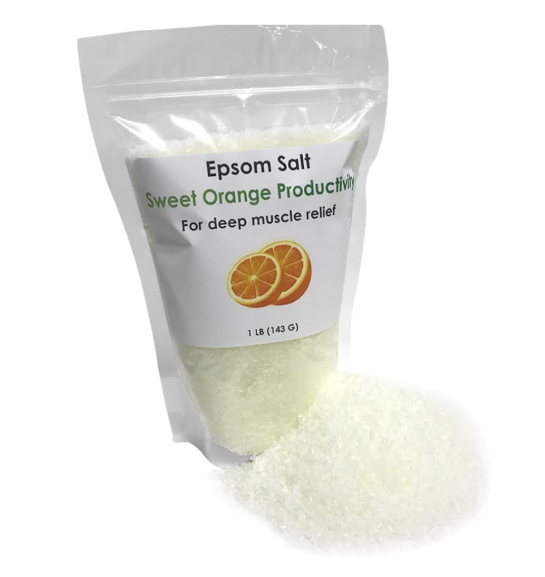 Productivity Sweet Orange 1lb Epsom Salt Soak - Etsy