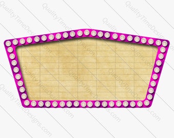 Pink Marquee Sign | Etsy