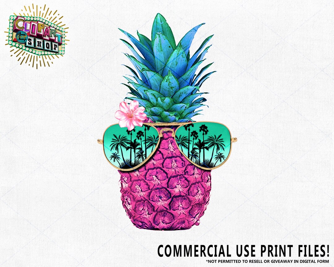 Summer Clipart Gallery Art Pineapple 003 Individual Image Watercolor ...