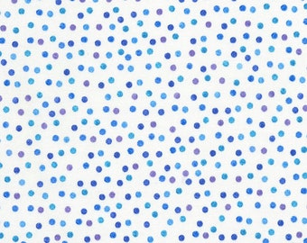 Blue dot fabric | Etsy