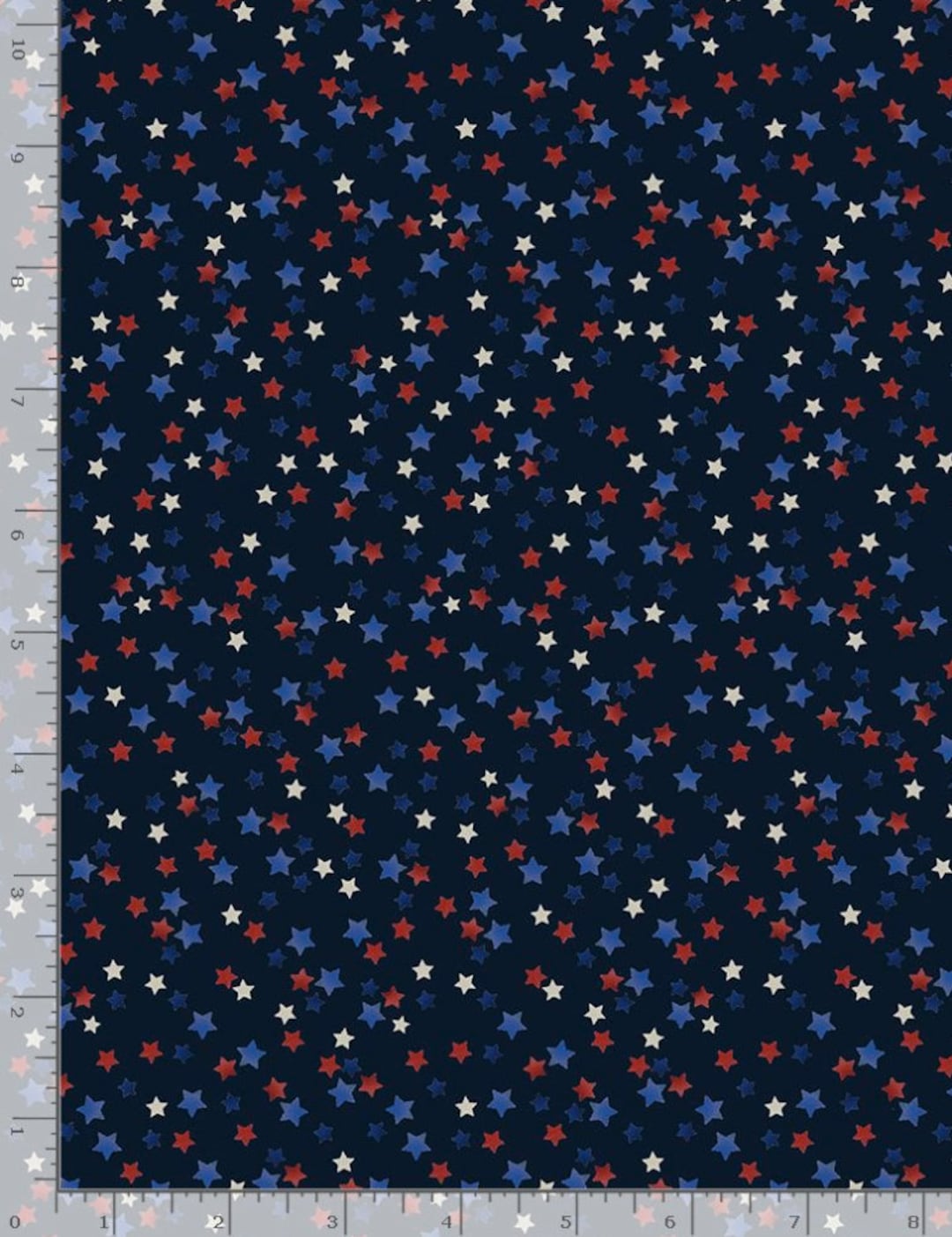 Navy Star Fabric - 1 Yard Cut - Timeless Treasures Fabric - Quilting ...