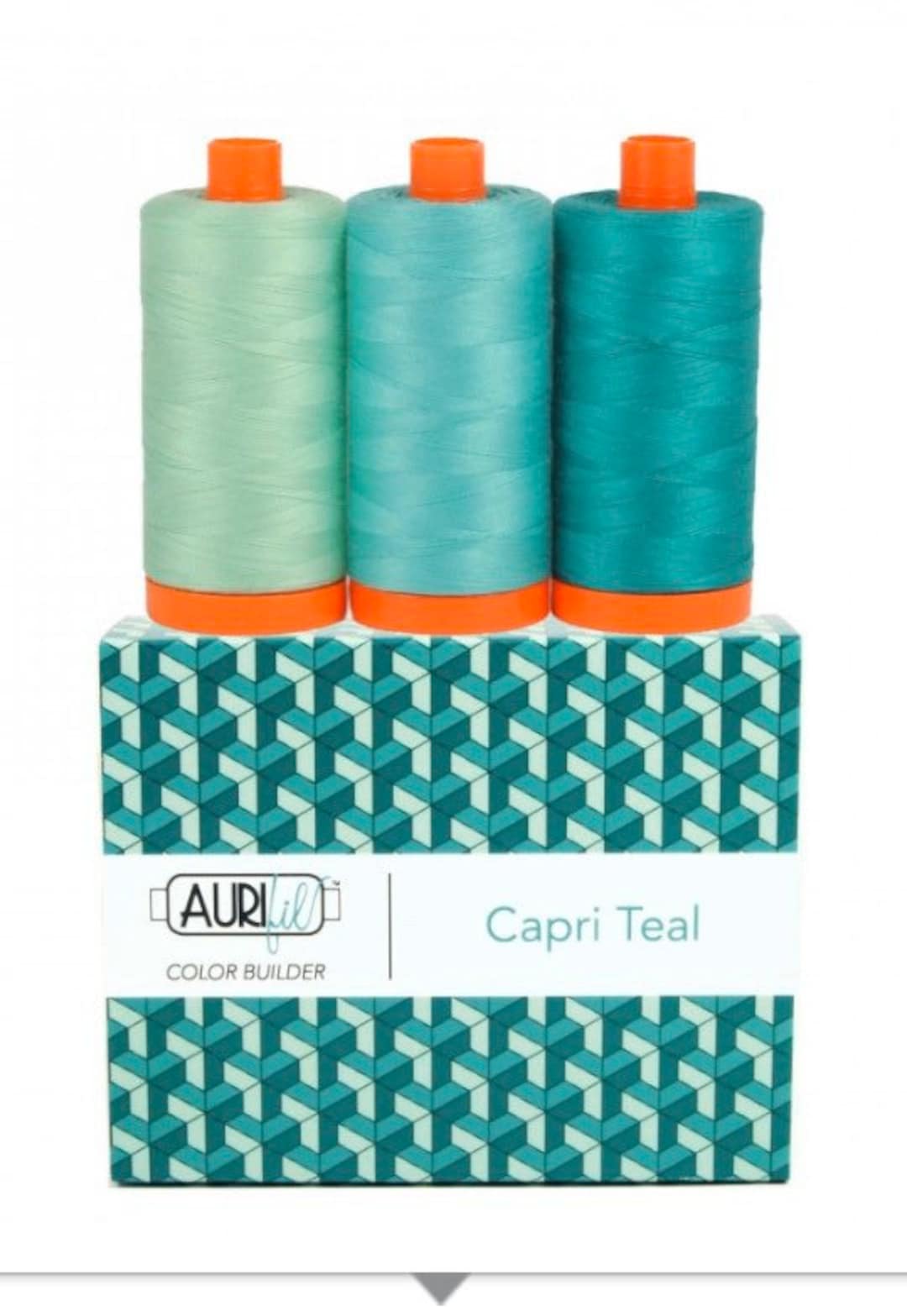 Aurifil Thread Teal Thread Thread Color Builder Italian Thread - Etsy
