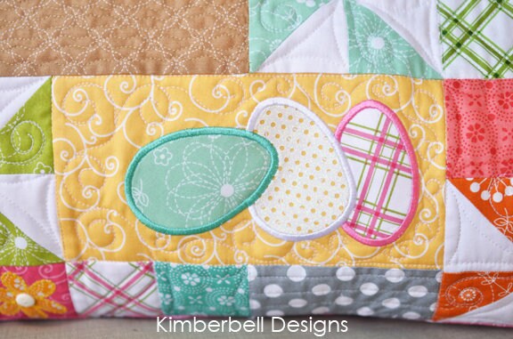 Kimberbell Bench Pillow Embroidery CD Easter Bench Pillow - Etsy