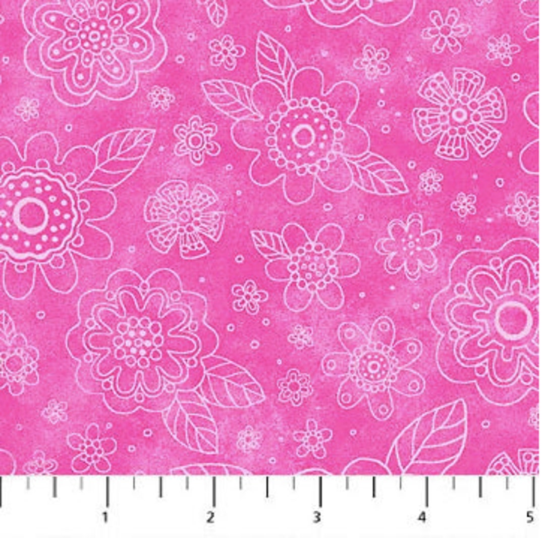 Blossom - Northcott Studio - 1 Yard Cut - 21107-28 -cotton Fabric ...