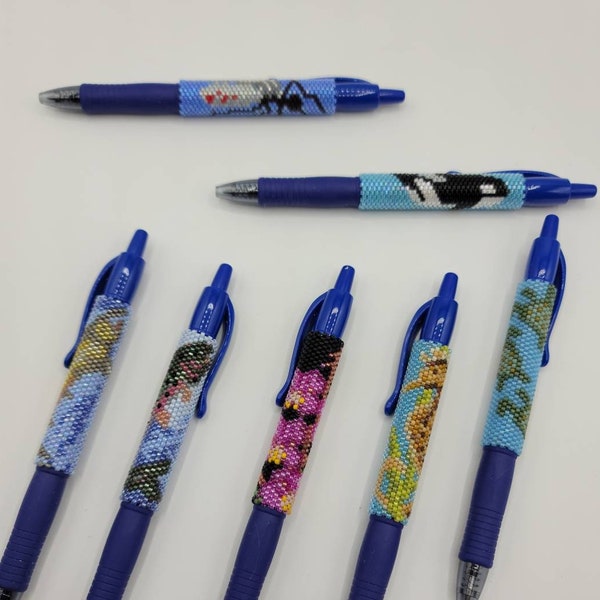 Beaded Pen Covers - Etsy