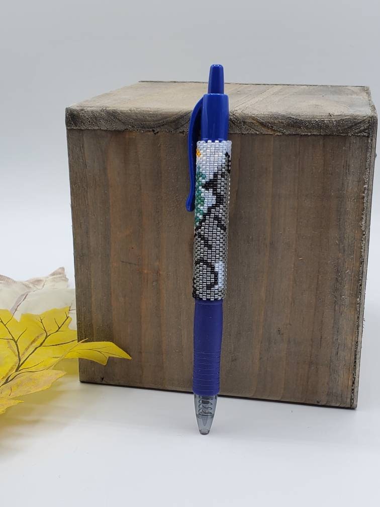 Beaded pen cover Beautiful patterns to choose from | Etsy