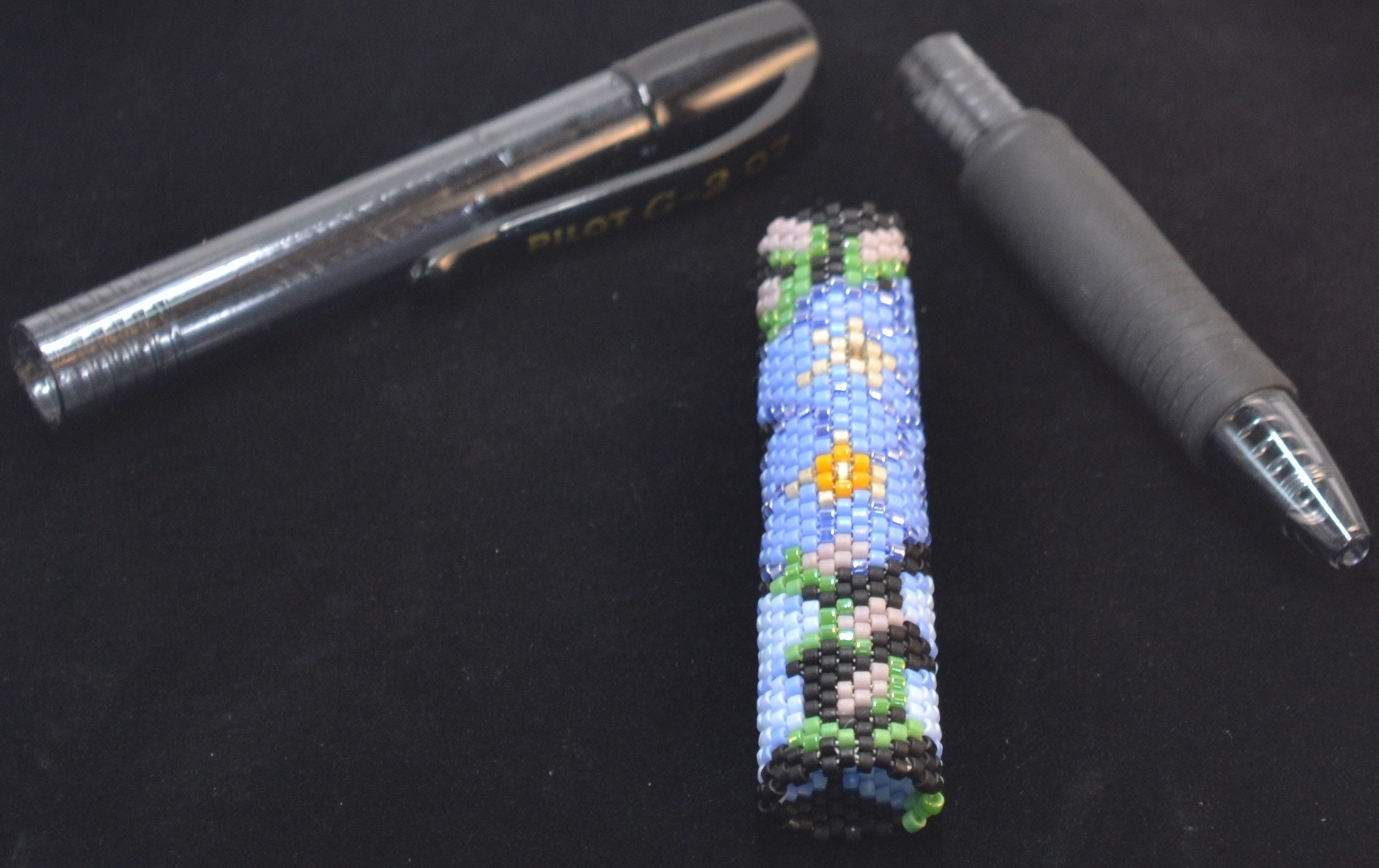 Beaded Pen Cover Beautiful Patterns to Choose From - Etsy