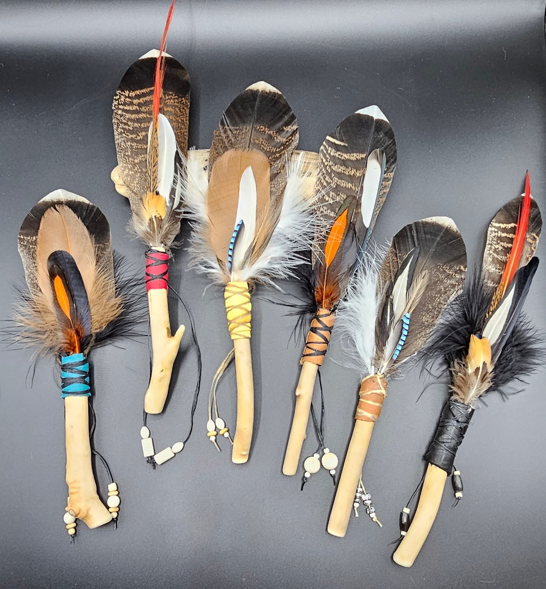 Authentic Native American Ceremonial Smudge Fans - Etsy
