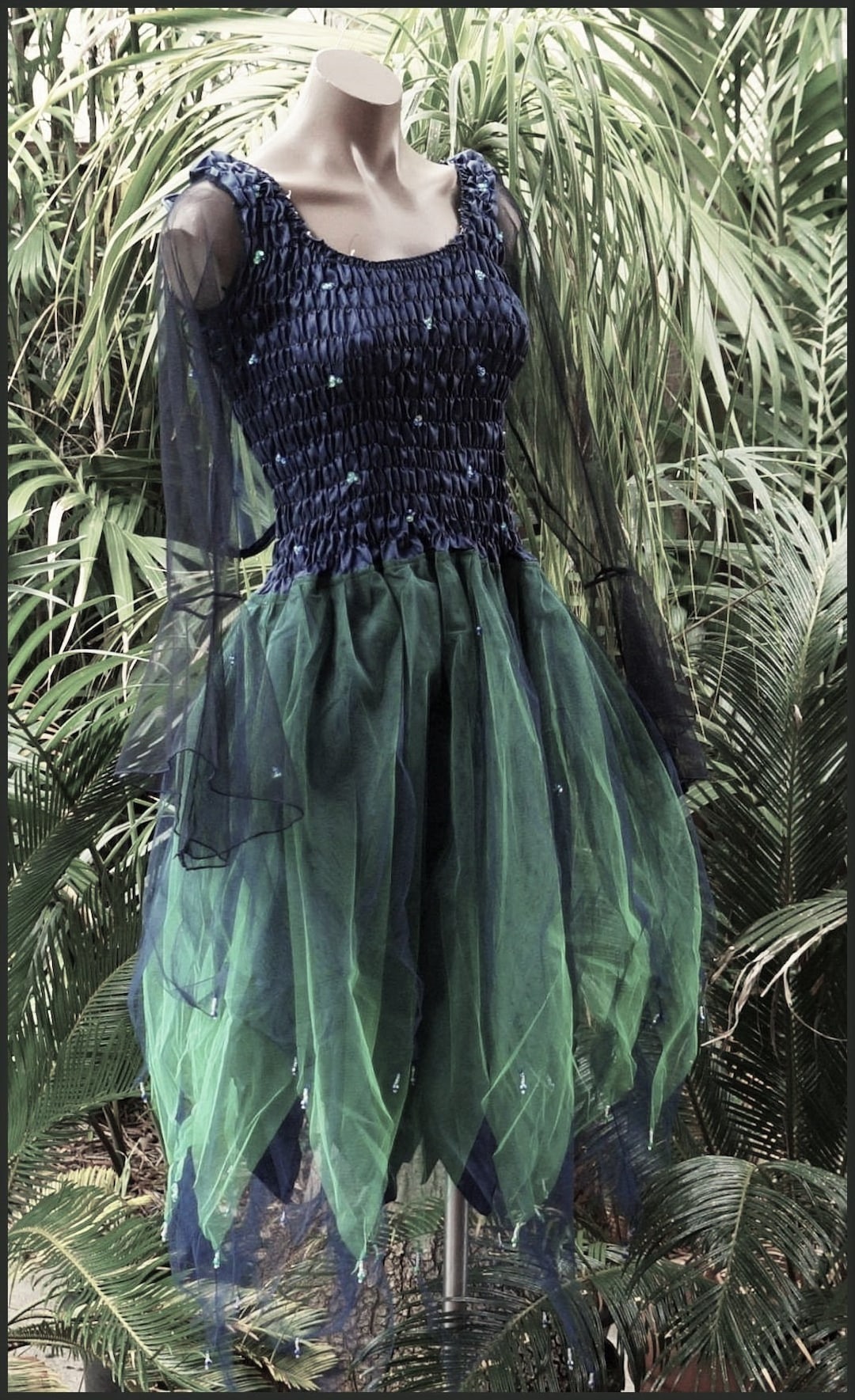 Fairy Dress (with Sleeves and Wings) - Women's ONE SIZE (aus 8-16 ...