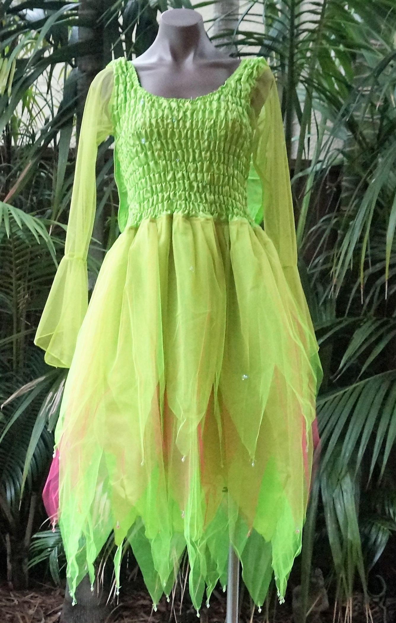 Fairy Dress (with Sleeves and Wings) - Women's ONE SIZE (aus 8-16 ...