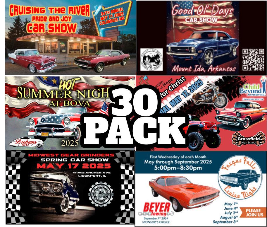 Car Show Dash Plaque 2"x3.5" 30 PACK - Etsy