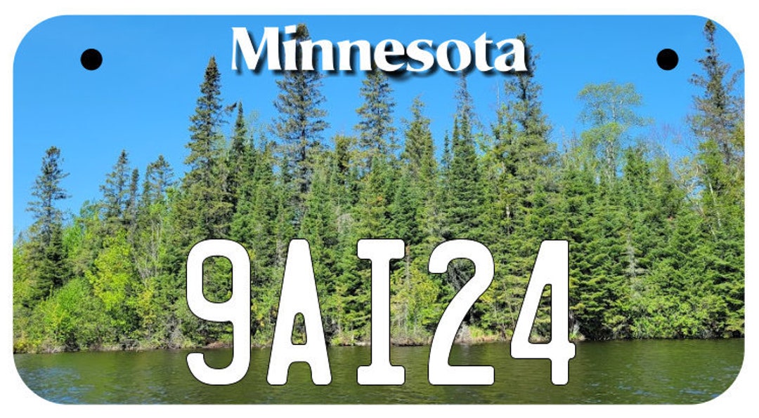 Minnesota 9AI24 ATV/UTV 4X7.50 License Plate - Etsy