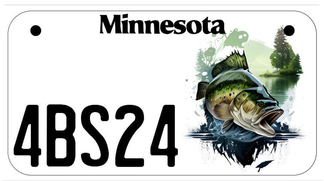 Minnesota ATV Plate, 4x7.50 4BS24 - Etsy