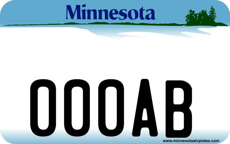 Minnesota ATV Plates - Etsy