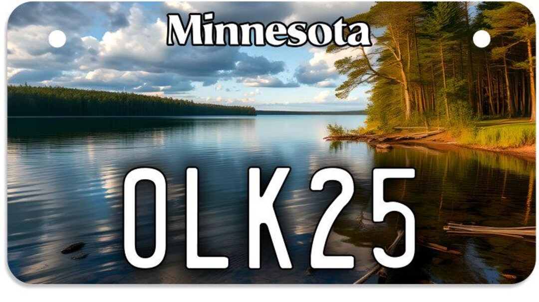 Minnesota ATV Plate, 4x7.50 0lk25 - Etsy