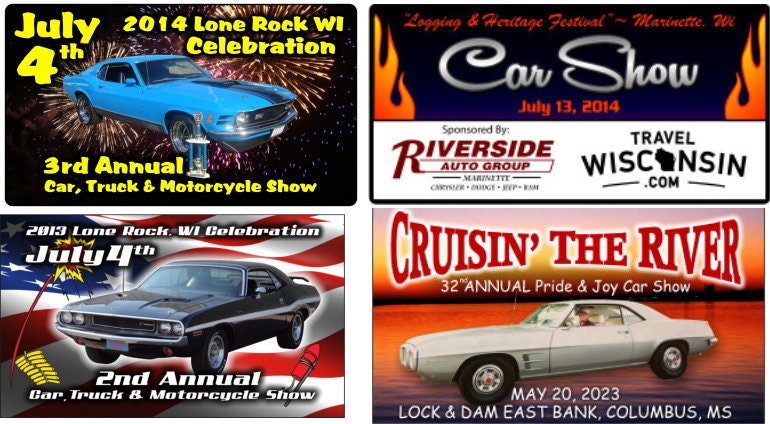 Car Show Dash Plaque 2"x3.5" 30 PACK - Etsy