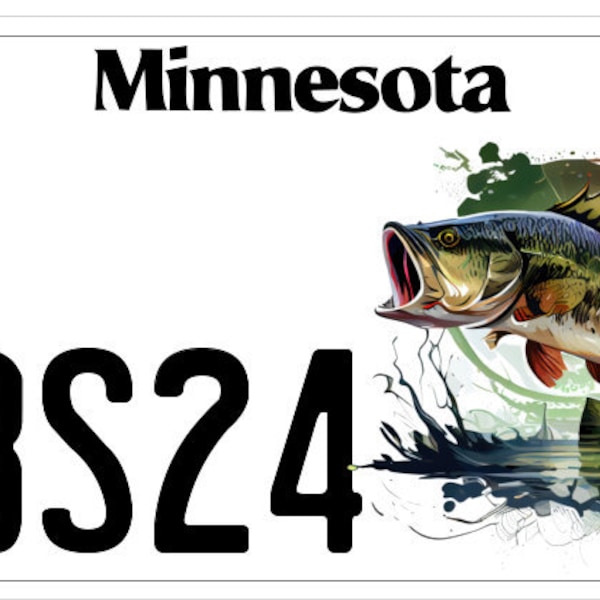 Minnesota ATV Plate, 4x7.50 3SH24 - Etsy