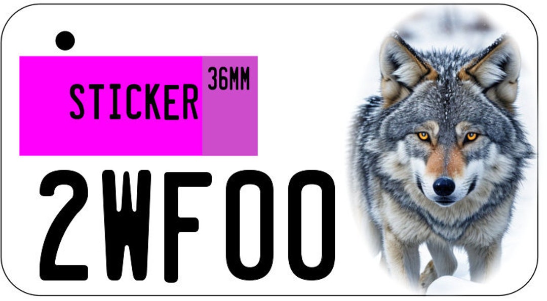Minnesota ATV Plate, 4x7.50 Wolf 2wf00 - Etsy