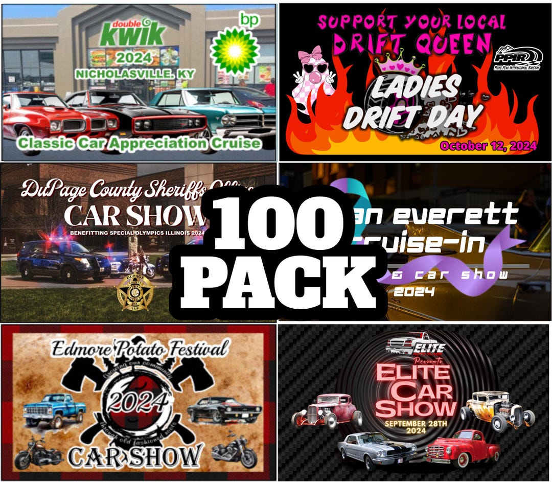 Car Show Dash Plaque 2"x3.5" 100 PACK - Etsy