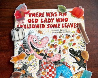 There Was an Old Lady Who Swallowed a Fly - Book Companion Minis - Etsy