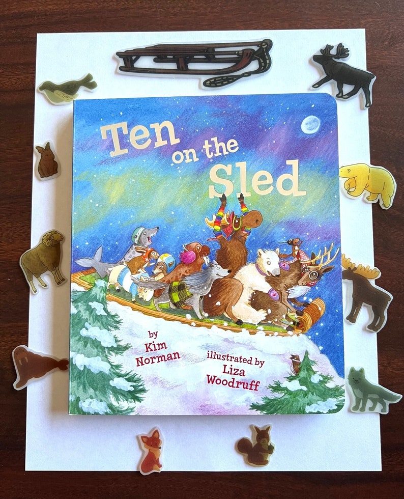 Ten on the Sled - Book Companion Minis - Etsy