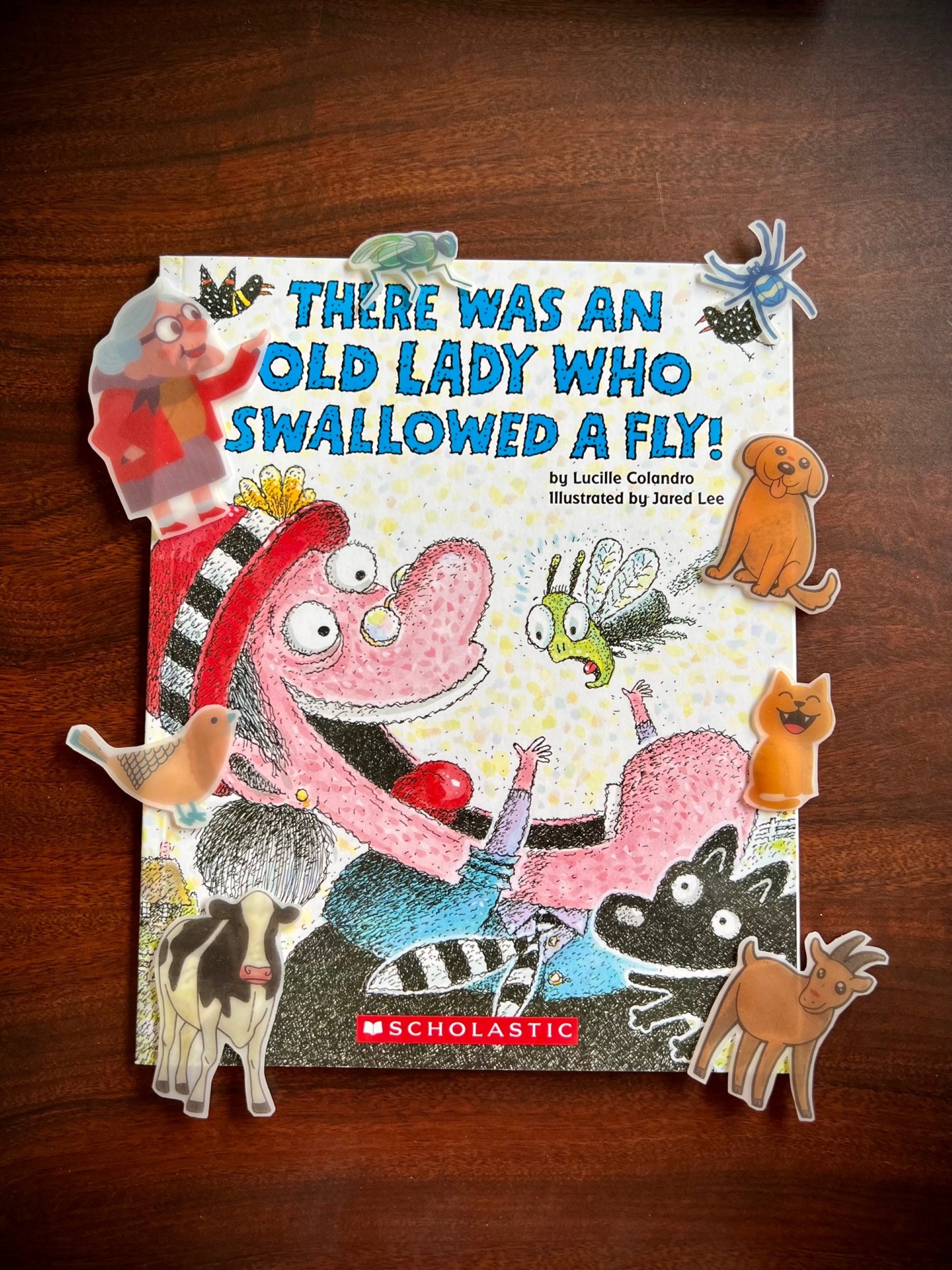 There Was an Old Lady Who Swallowed a Fly - Book Companion Minis - Etsy