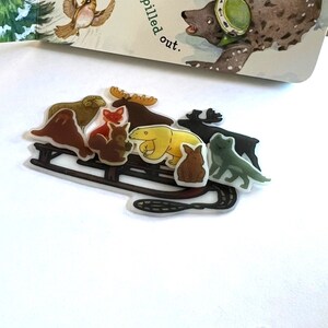 Ten on the Sled - Book Companion Minis - Etsy