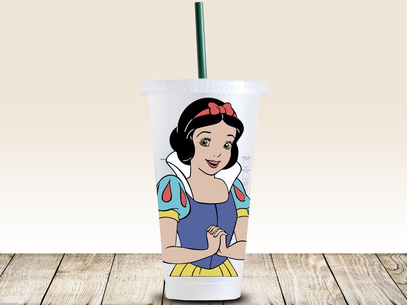 Snow White Inspired Starbucks Cup Disney Starbucks Cup - Etsy