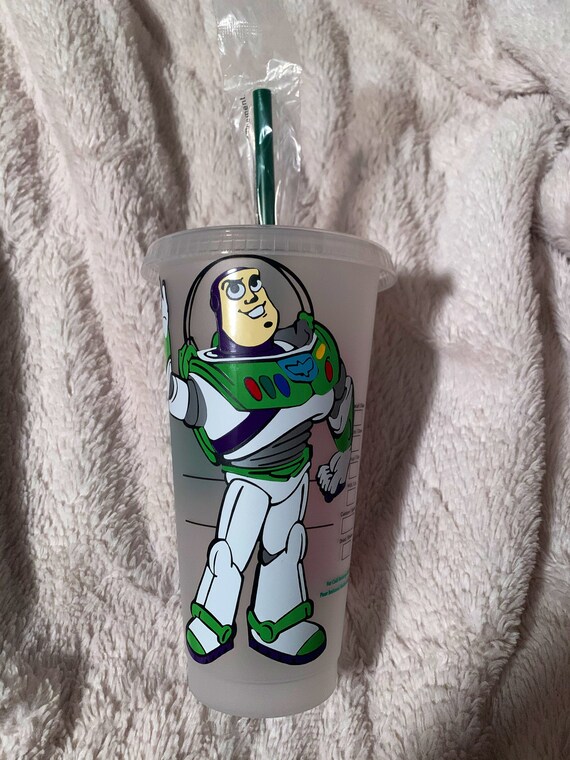 Buzz Lightyear Starbucks Cup Toy Story Cup Disney Starbucks - Etsy España