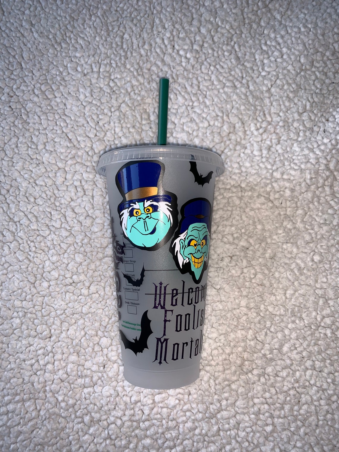 Disneys Haunted Mansion Inspired Starbucks Cup Disney | Etsy