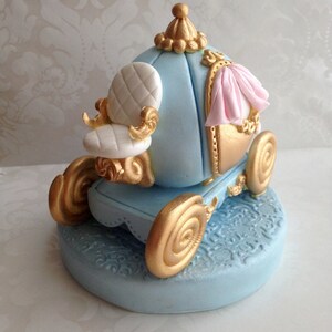Fondant Princess Carriage Cake Topper/cinderella Carriage Cake Topper ...