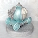 Princess Cake Topper. Cinderella Carriage Cake Topper. Fondant Princess ...