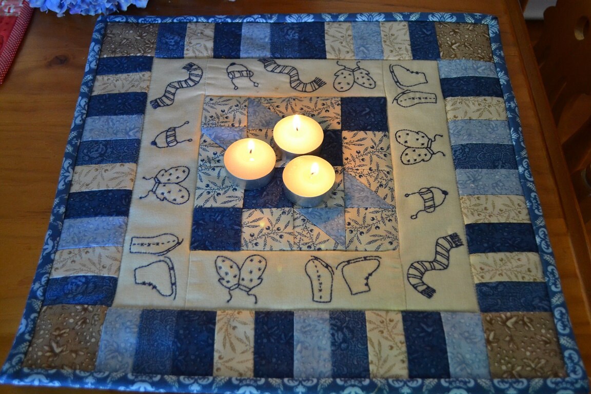 Candle Mat Mini Quilt Pattern - Etsy