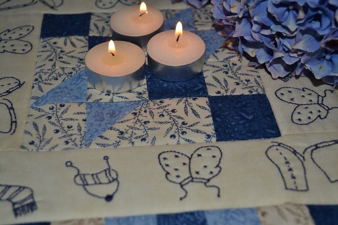 Candle Mat Mini Quilt Pattern - Etsy