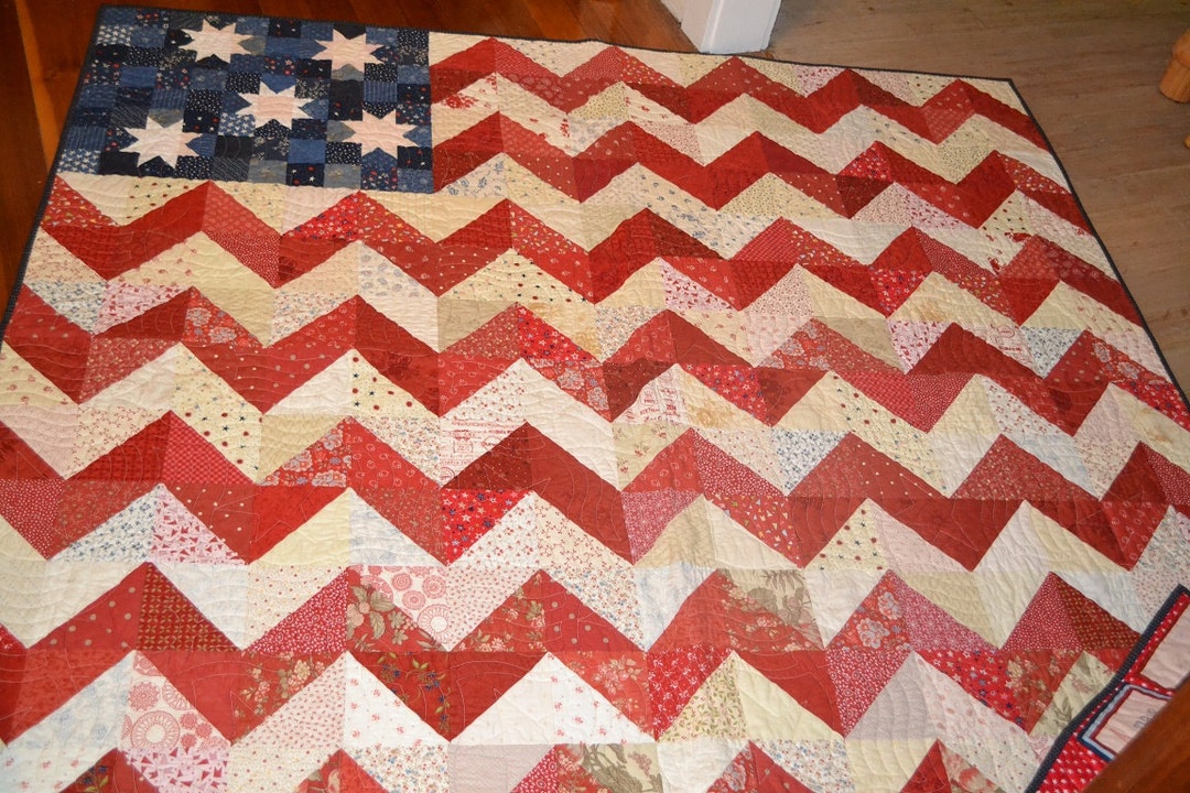 I Love America Quilt Pattern - Etsy
