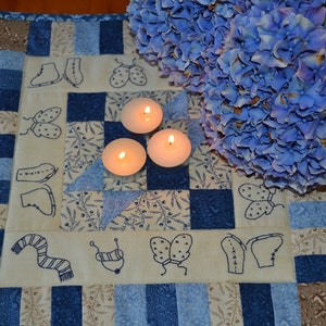 Candle Mat Mini Quilt Pattern - Etsy