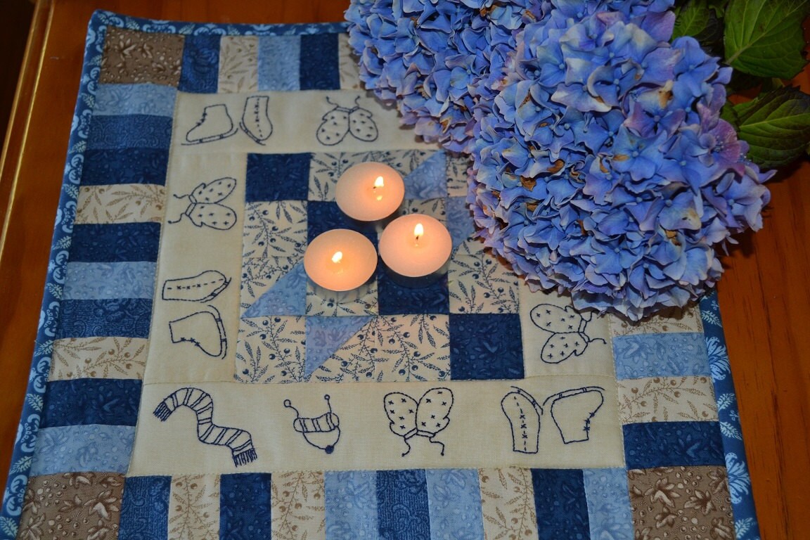 Candle Mat Mini Quilt Pattern - Etsy
