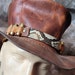 Snakeskin Hatband Cowboy Wasteland Cosplay Python Leather Hat Band ...