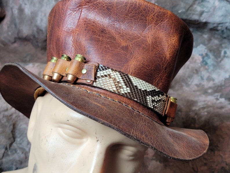 Snakeskin Hatband Cowboy Wasteland Cosplay Python - Etsy