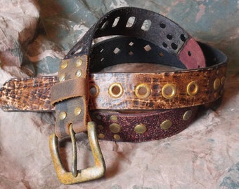 Fallout Leather Belt - Etsy