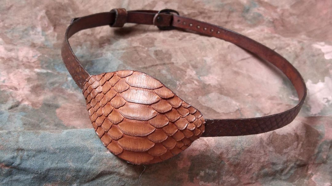 Exotic Leather Eyepatch Adult Eye Patch Wasteland Apocalypse Fallout ...