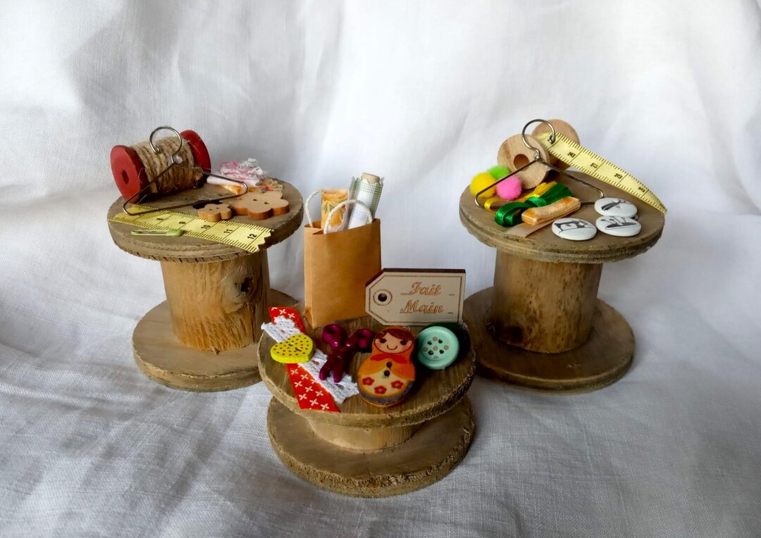 Wooden Spools, 3 Models - Etsy